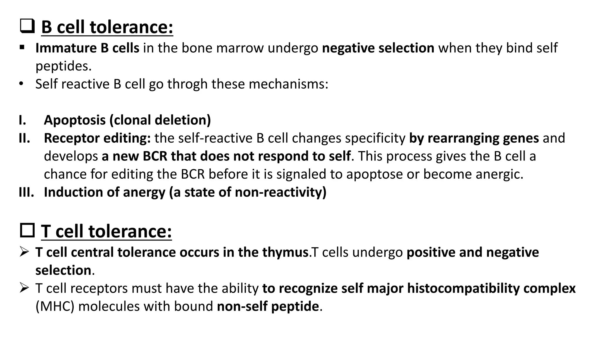 Immunological tolerance and resistance | PDF