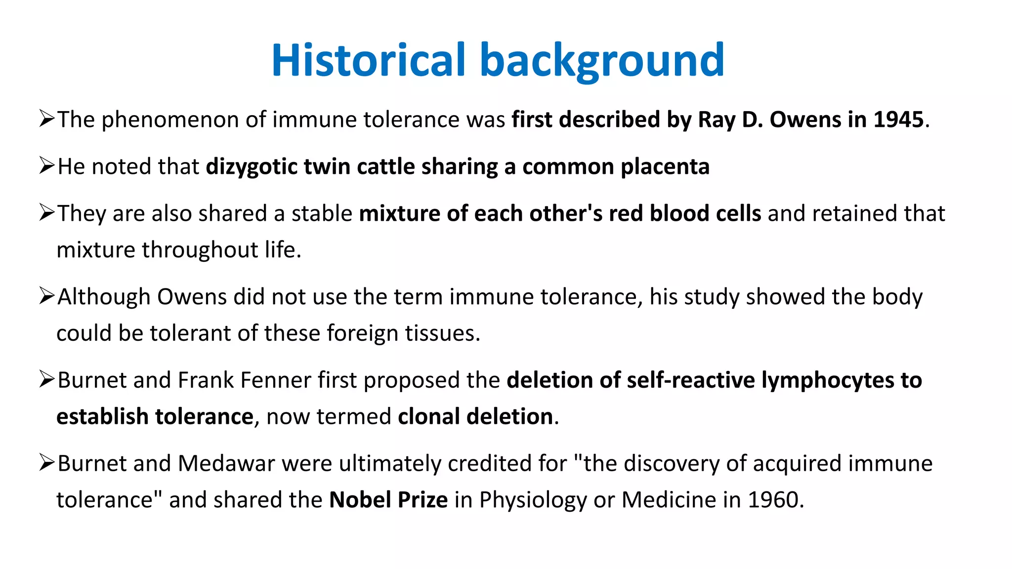 Immunological tolerance and resistance | PDF