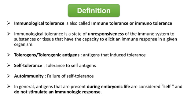 Immunological tolerance and resistance | PDF | Biological Sciences ...