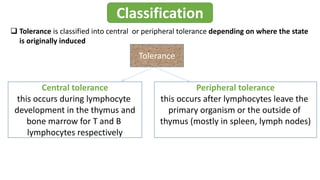 Immunological tolerance and resistance | PDF