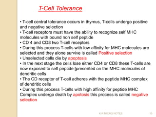 IMMUNOLOGICAL TOLERANCE AND MODULATION PPT | PPTX