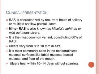 Immunologic diseses of oral cavity | PPTX