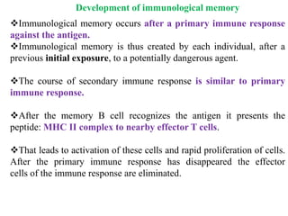 Immunologic memory | PPT