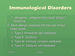 Immunologic Disorders ppt | PPTX
