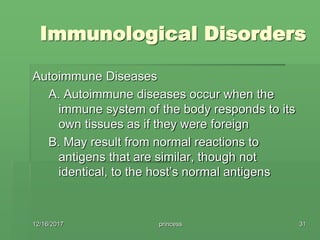 Immunologic Disorders ppt | PPTX