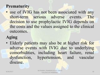 UPDATE ON THE USE OF IMMUNOGLOBULIN IN HUMAN DISEASE: A REVIEW OF ...