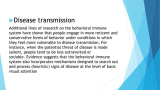 Behavioral Immunology | PPTX