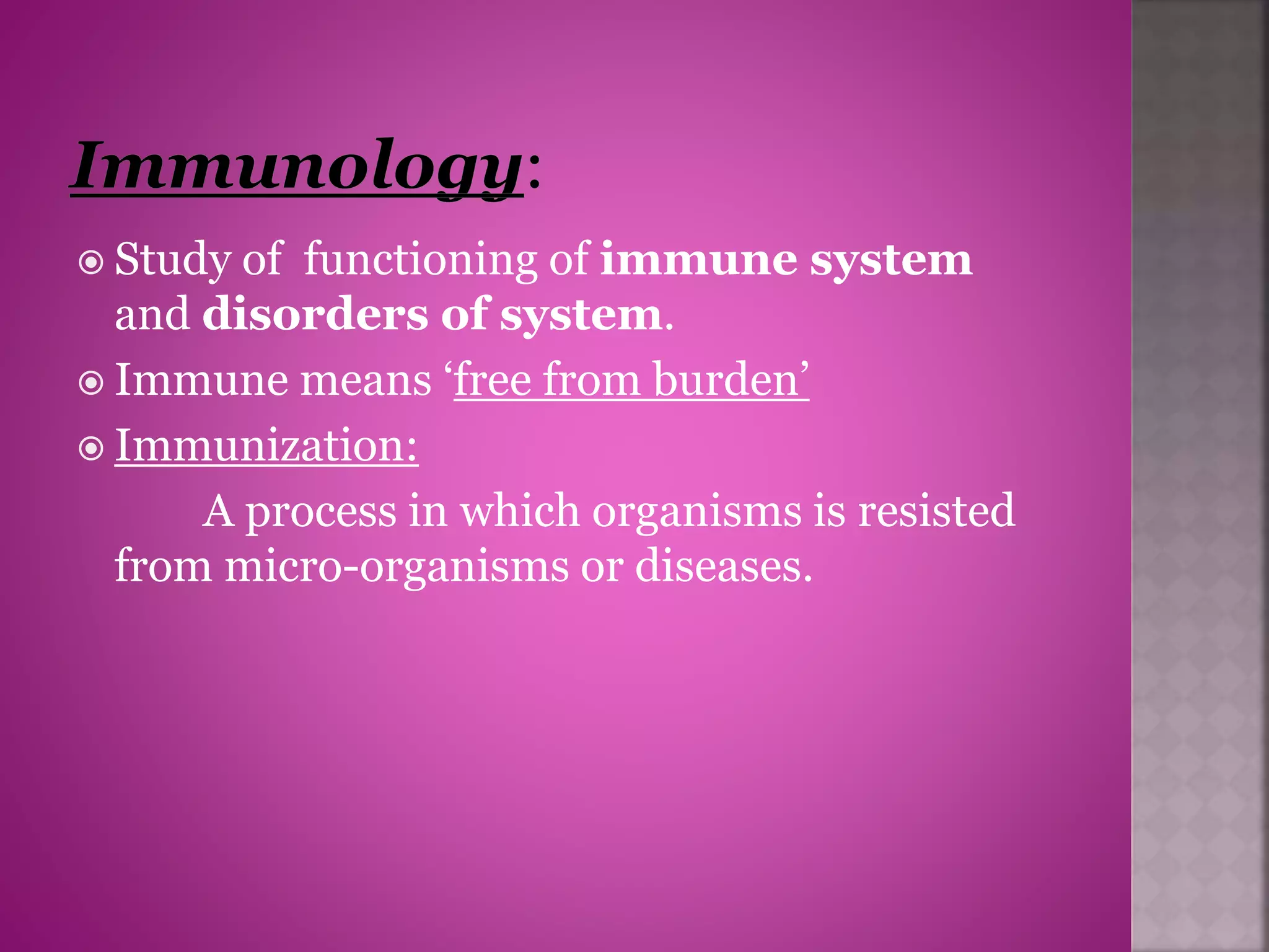 Immunology | PPT