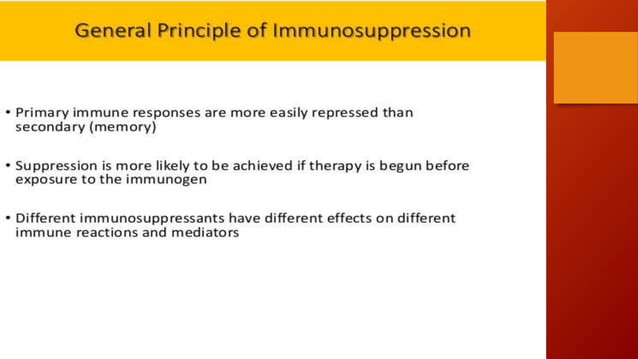 Immunosuppression and immune tolerance ppt | PPTX | Biological Sciences | Science