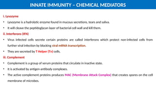 Innate Immunity - Immunology Exam Point of View | PPTX