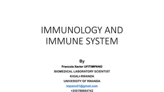 BASIC IMMUNOLOGY PRESENTATION AND IMMUNE SYSTEM .pptx