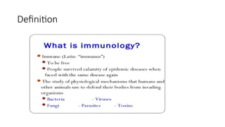 BASIC IMMUNOLOGY PRESENTATION AND IMMUNE SYSTEM .pptx