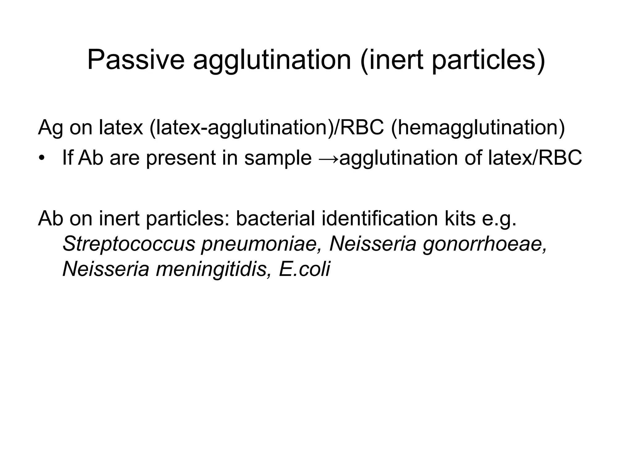 Immunology based tests in the laboratory diagnosis of infections | PPT