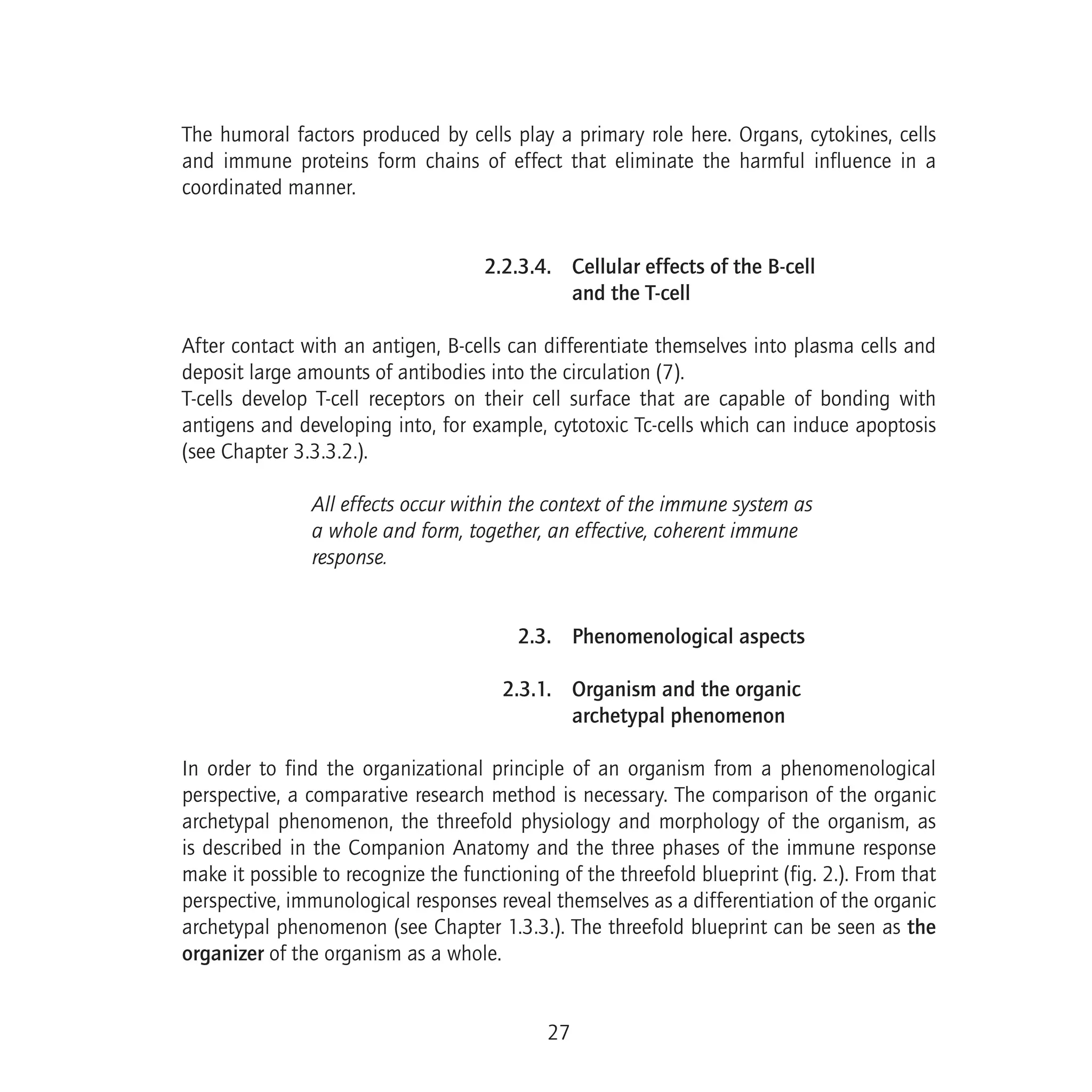 Immunology self and non-self from a phenomenological point of view | PDF
