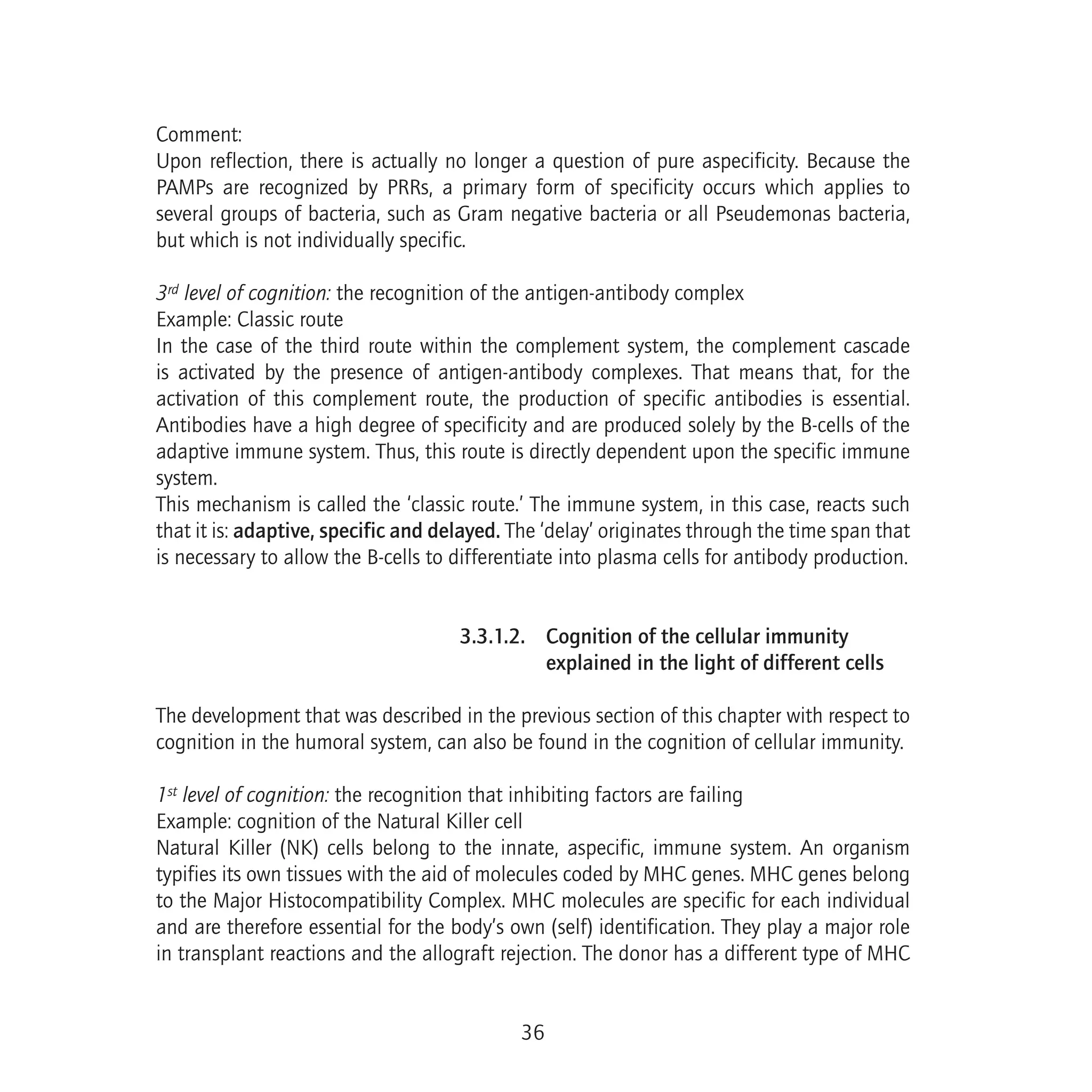 Immunology self and non-self from a phenomenological point of view | PDF