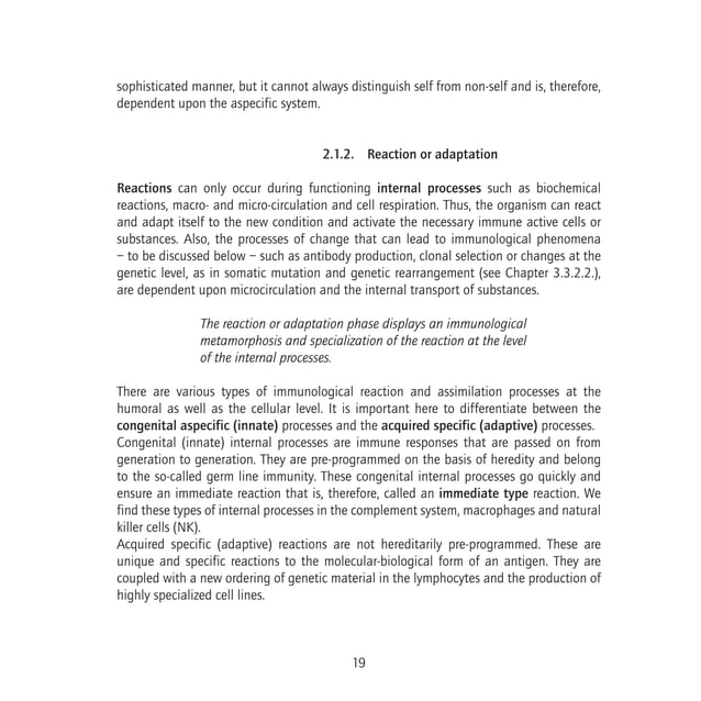 Immunology self and non-self from a phenomenological point of view ...