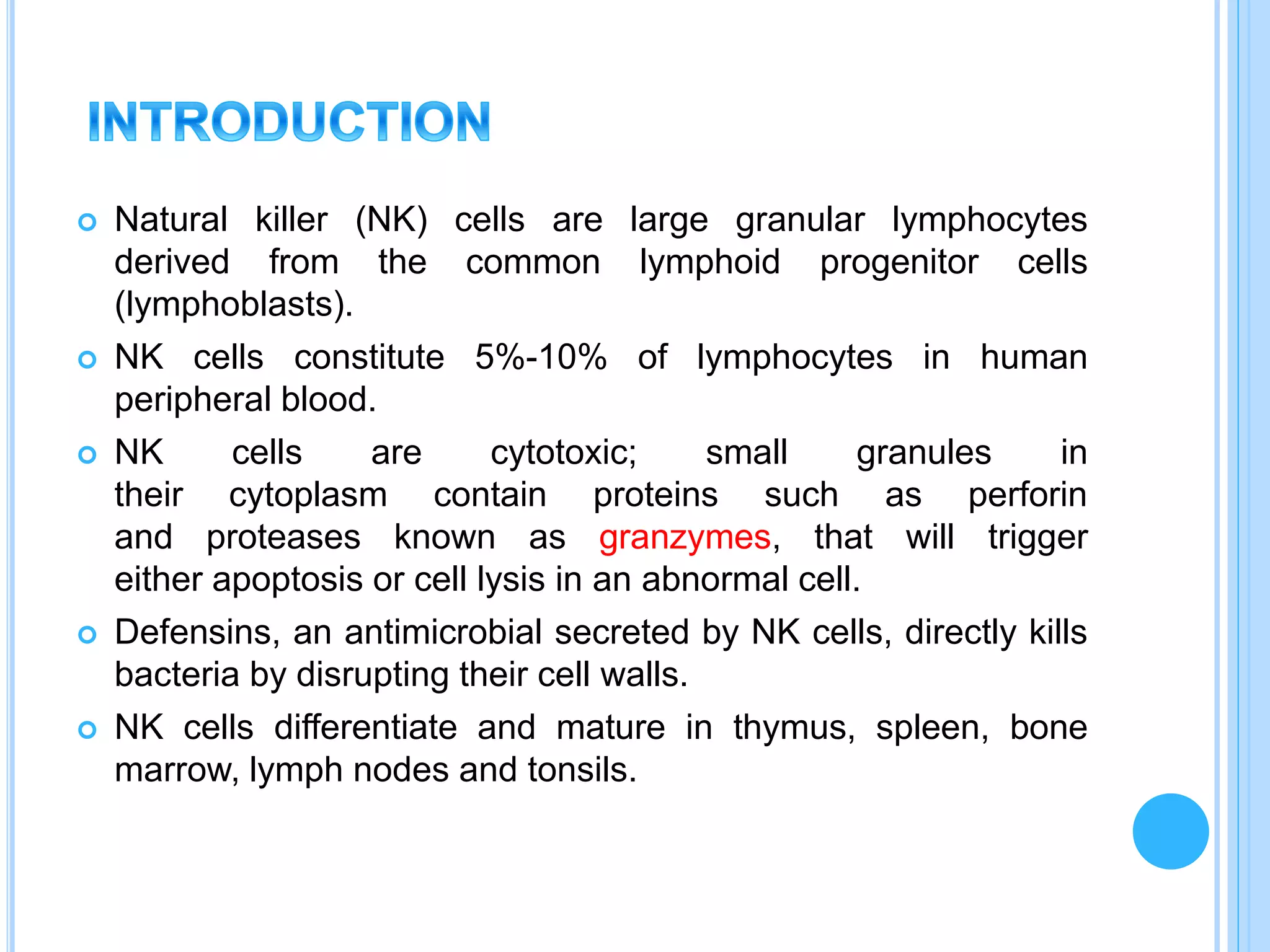 Natural killer cells | PPTX