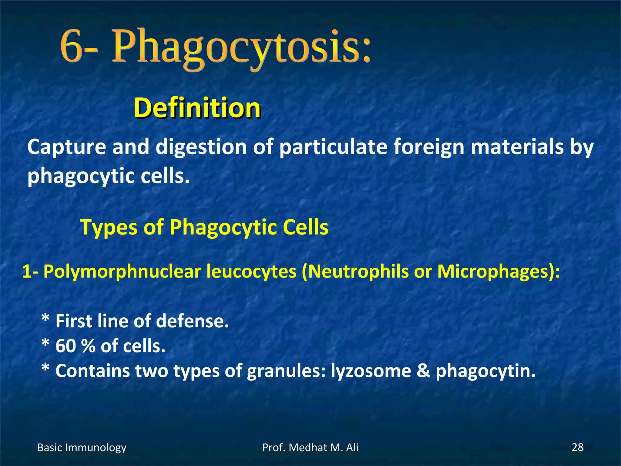 Ch. 11, Immunology Basics - Microbiology | PPT