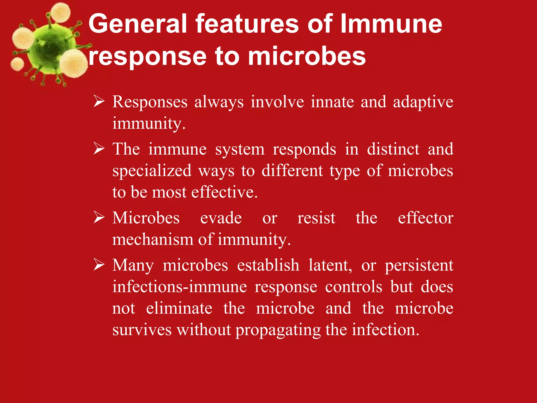 Immunity to microbes | PPTX