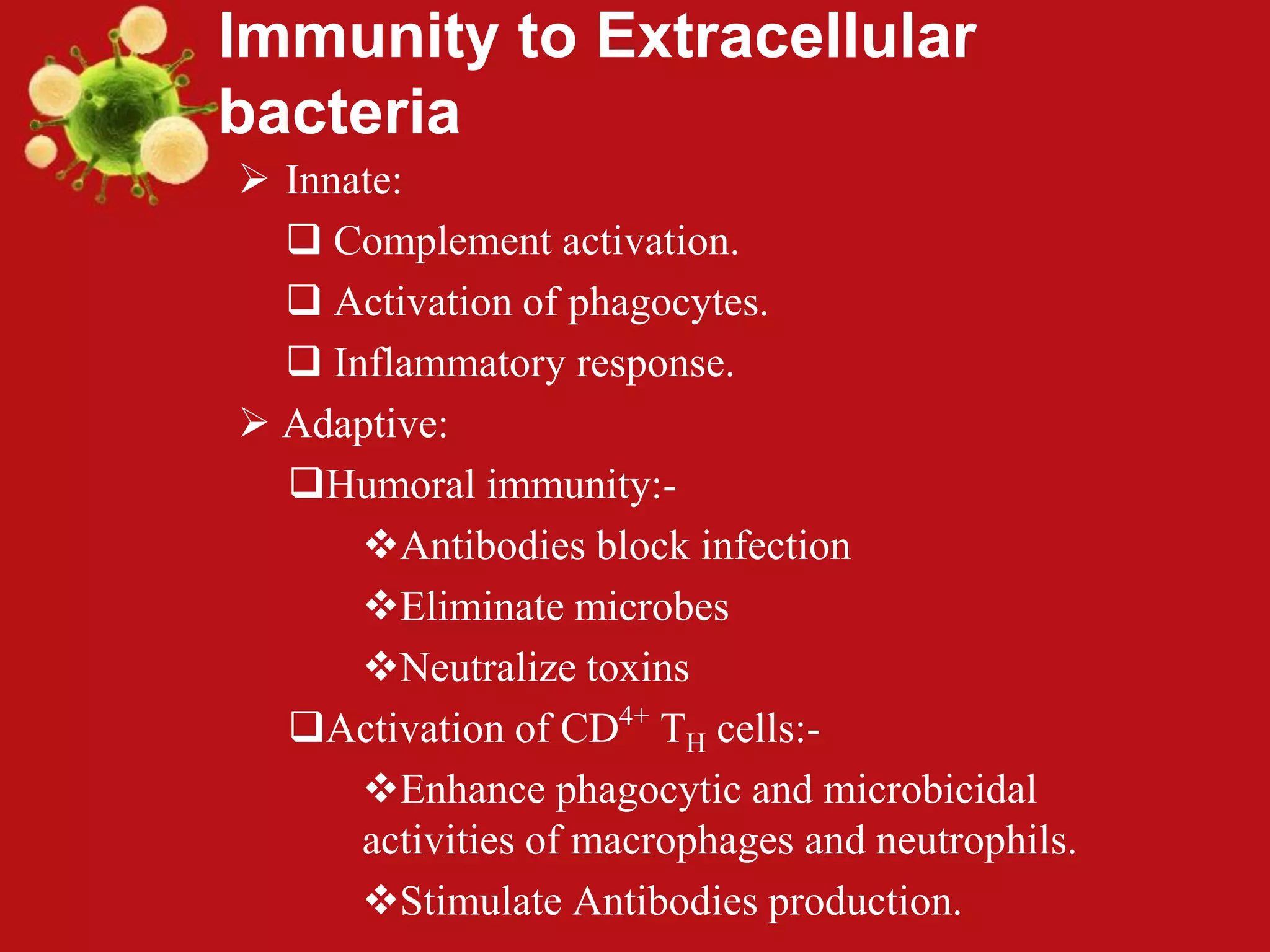 Immunity to microbes | PPTX