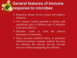 Immunity to microbes | PPTX