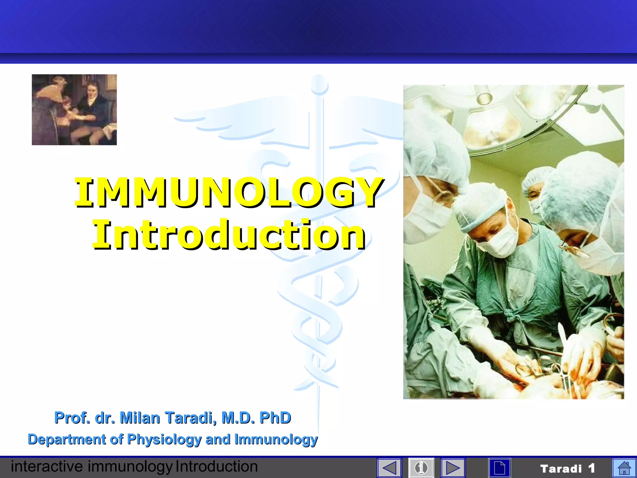 Introduction to Immunology | PPT