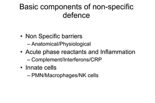 Immunology ii non-specific immunity | PPT
