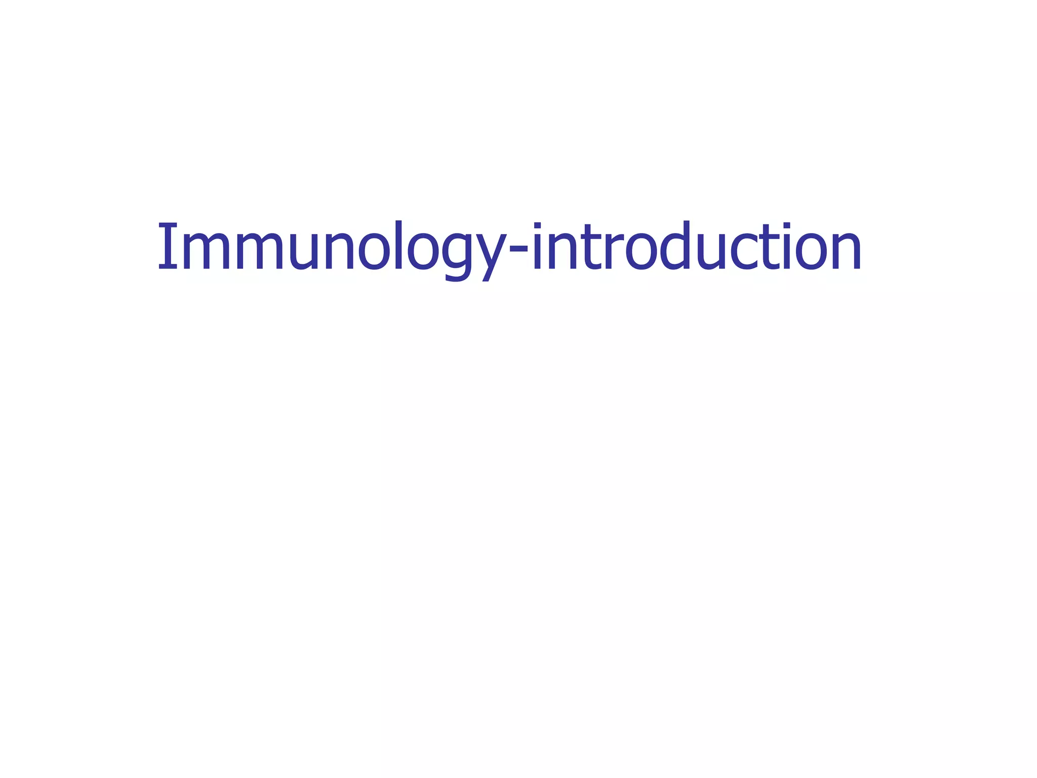 Immunology i introduction | PPT