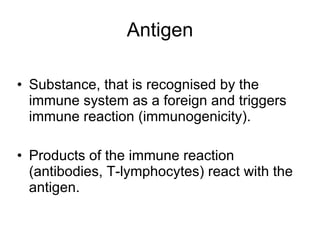 Immunology i introduction | PPT
