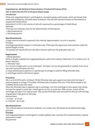 Immunology and cell culture techniques | PDF