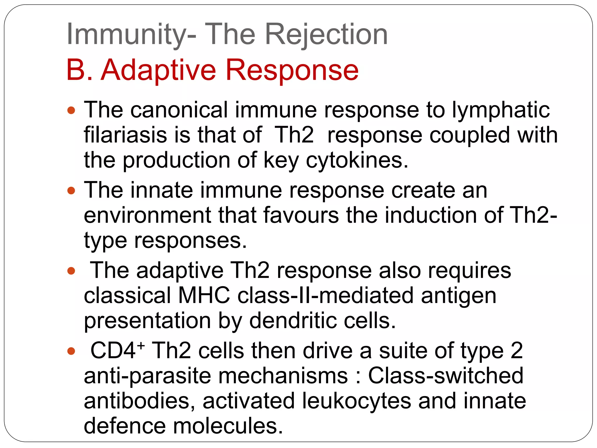 Immunology of helminth infections | PPTX