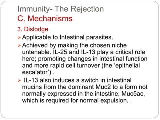 Immunology of helminth infections | PPTX
