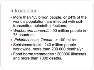 Immunology of helminth infections | PPTX
