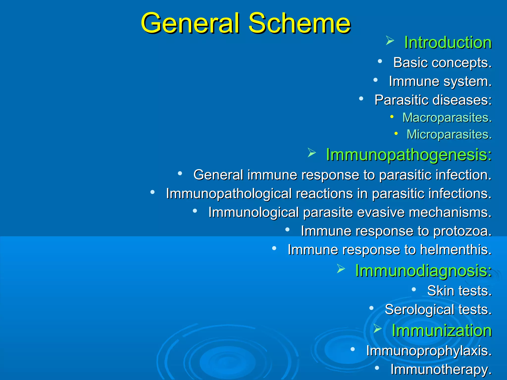 Immunology of parasitic diseases | PPT