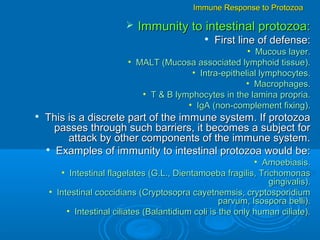 Immunology of parasitic diseases | PPT
