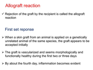 Immunology of tanslanatation and malignancy | PPTX