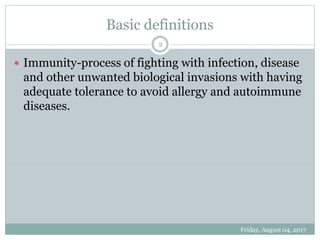 Immunology of Vaccination - Dr Arjun Tandon | PPTX