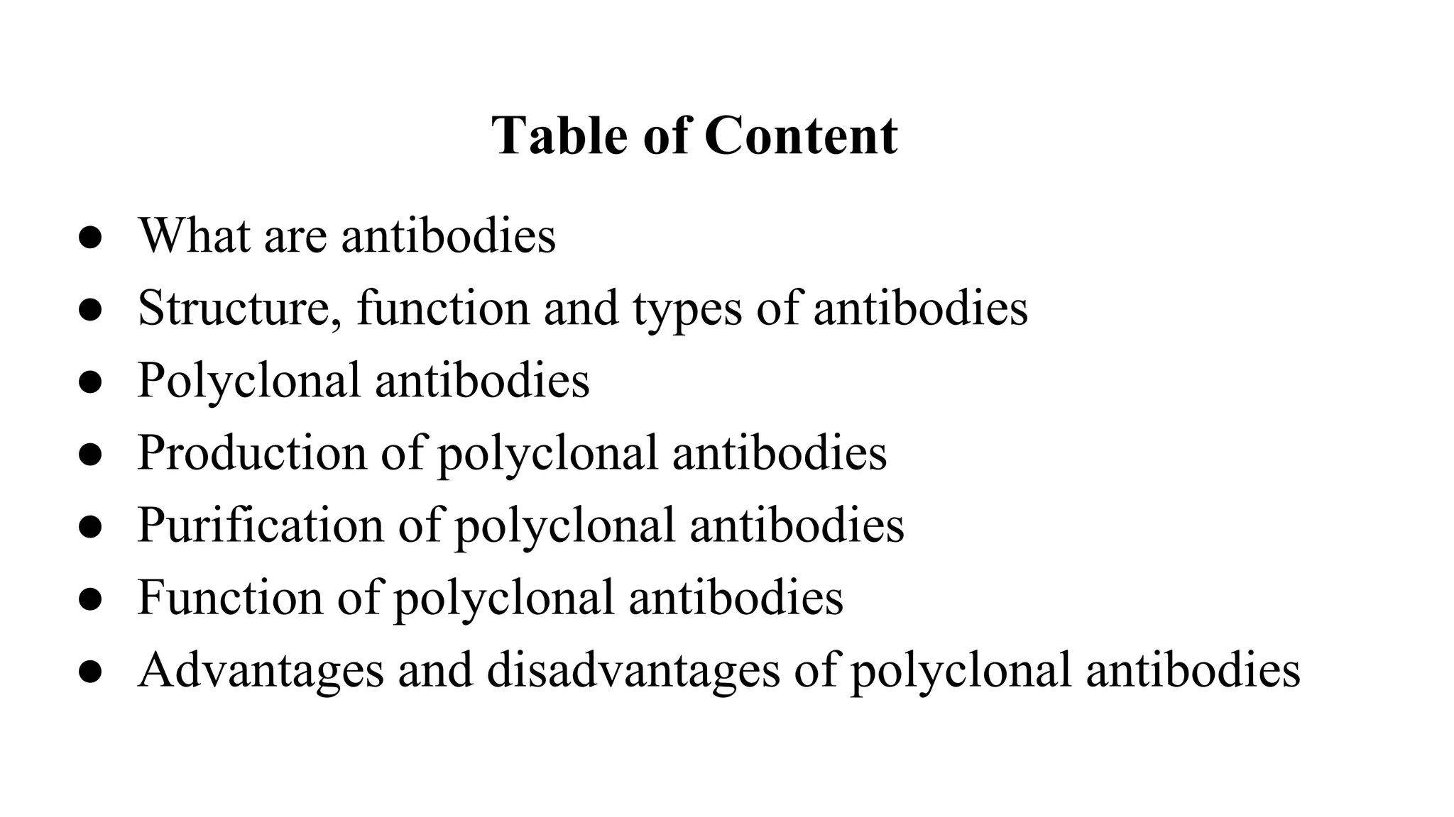 Monoclonal And Polyclonal Antibodies | PPTX