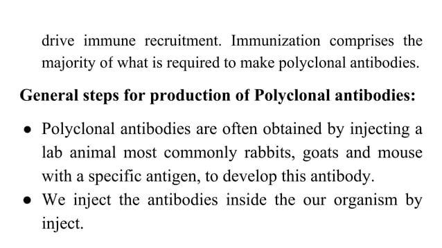 Monoclonal And Polyclonal Antibodies | PPTX
