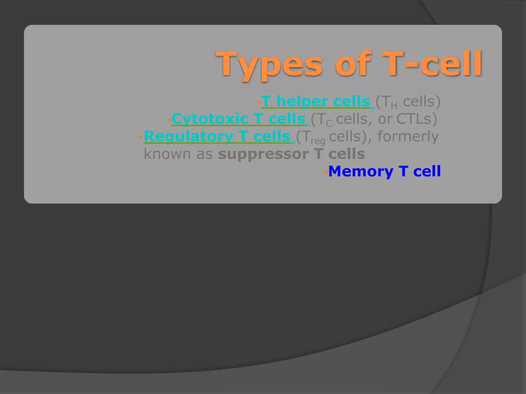 T Cell and its differentiation | PPTX