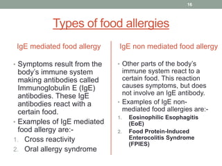 Immunology to Food allergy | PPTX