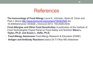 Immunology to Food allergy | PPTX