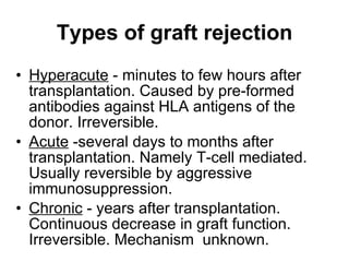 Immunology xiv transplantaion | PPT