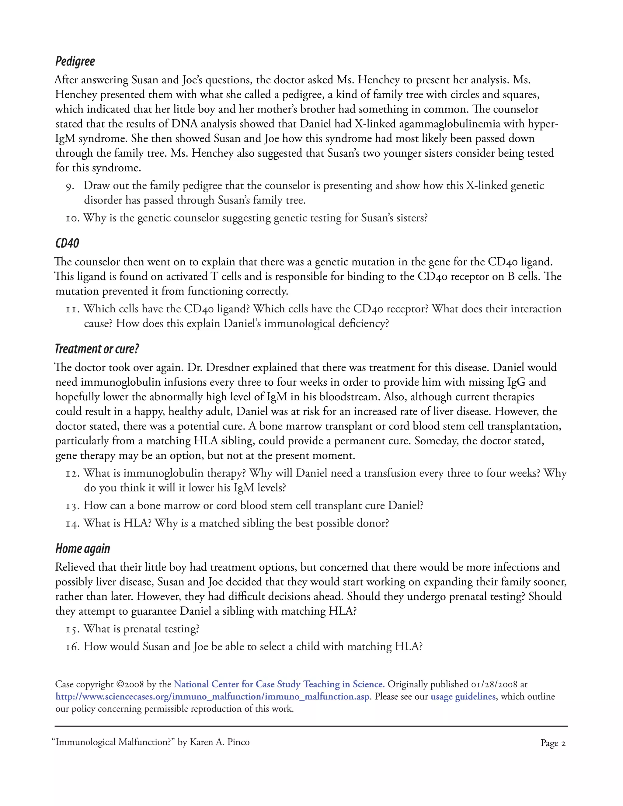 Immuno malfunction | PDF