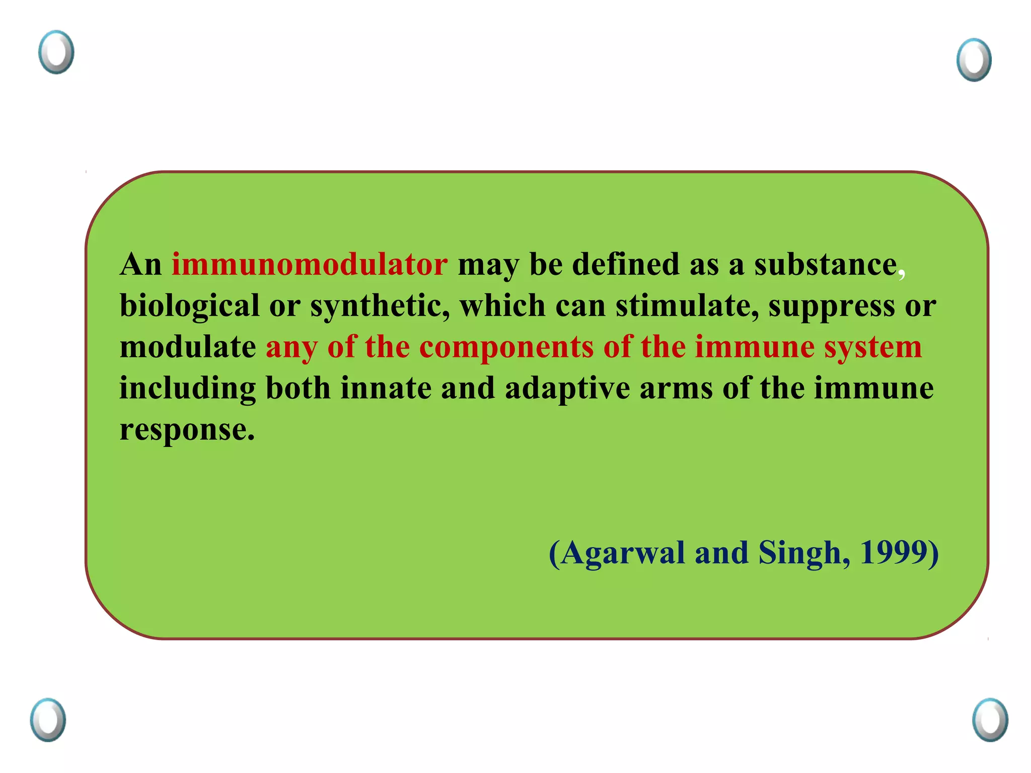 Immunomodulator | PPT