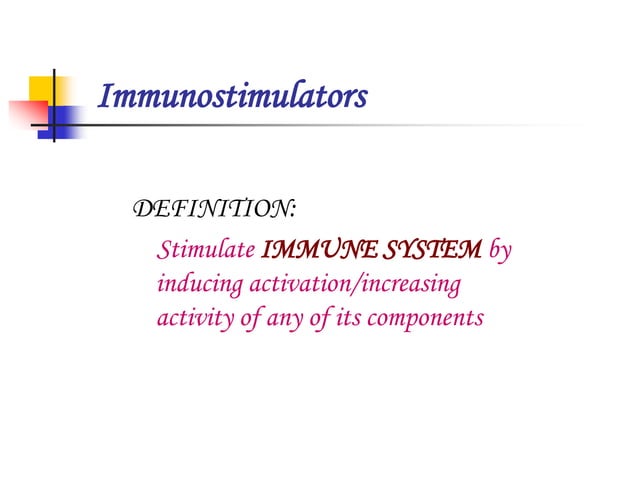 IMMUNOMODULATORS.ppt | Free Download