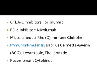 Immunomodulators.ppt