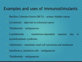 Immunomodulators. postgraduates clas pptx | PPTX