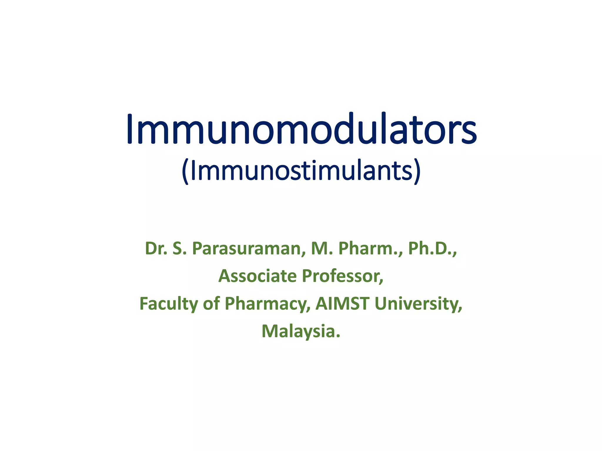 Immunomodulators - 3.pptx