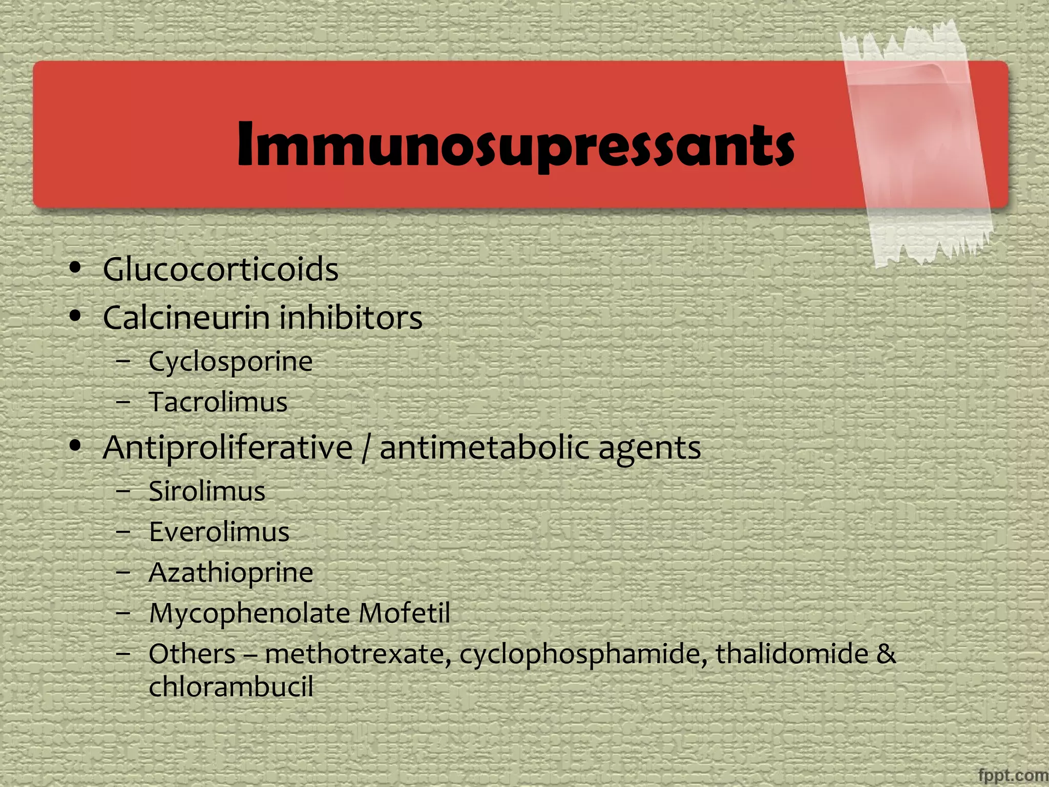 Immunomodulators | PPT